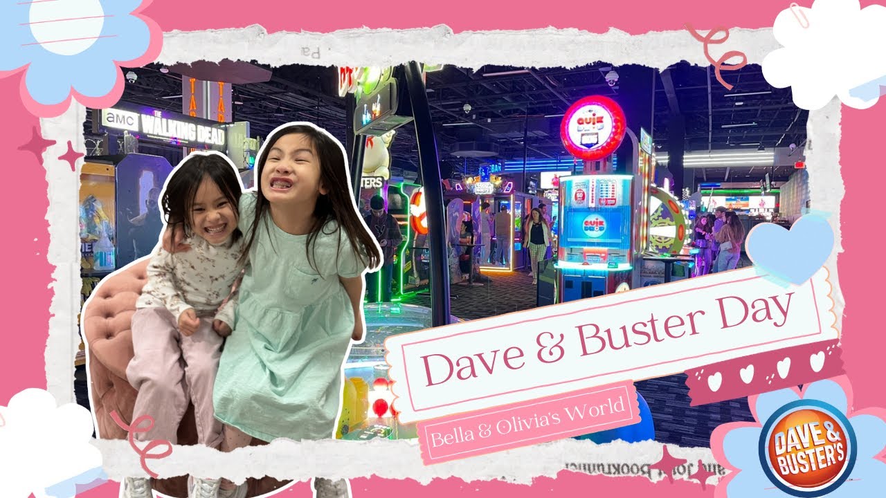 Let's have a fun day at Dave & Buster's Game Day - YouTube