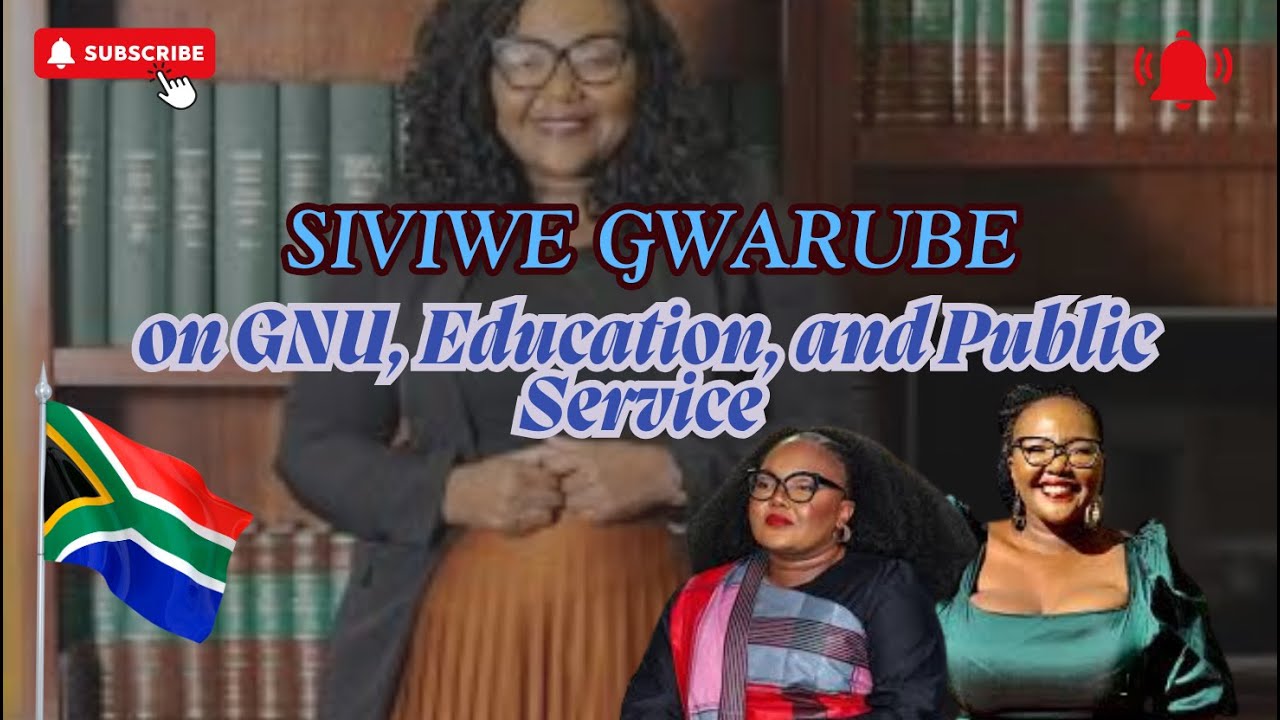 Siviwe Gwarube on GNU Education and Public Service - YouTube