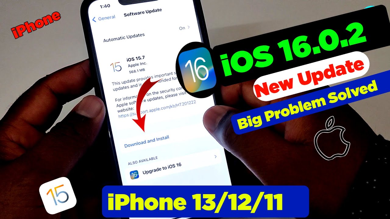How to Install iOS 16 on iPhone | iPhone 13 to iOS 16.0.2 Latest Update ...