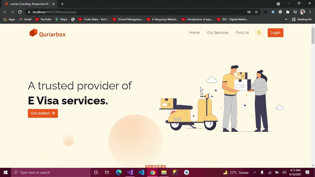 3-Web based E-Visa Processing System (Final Project Overview Video) - YouTube
