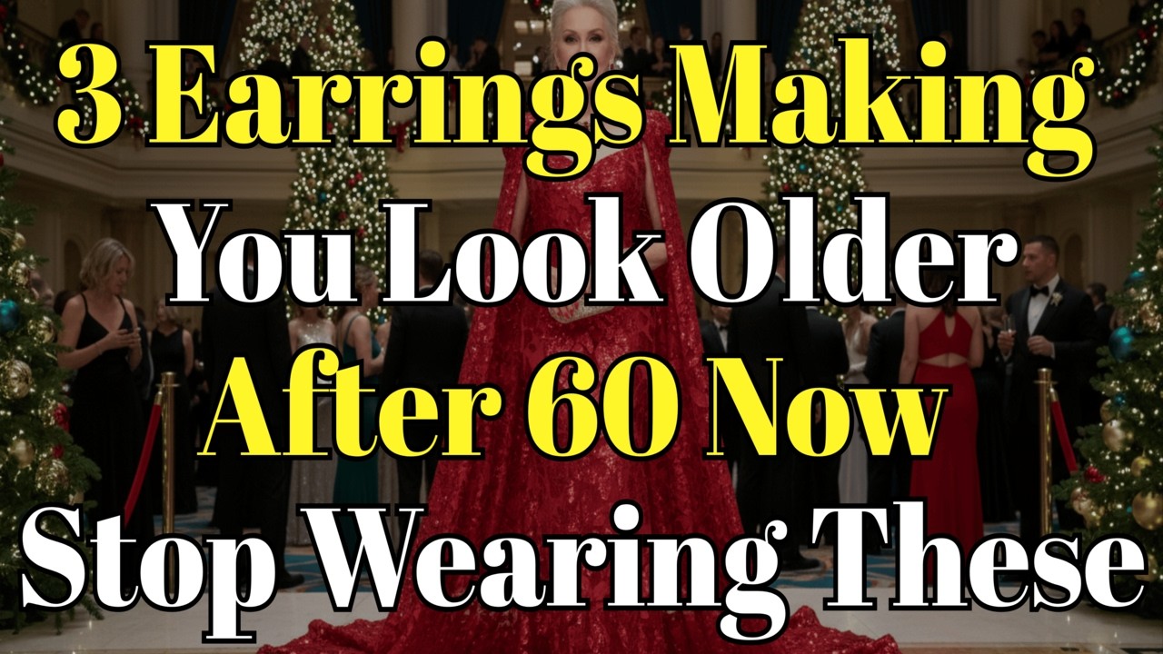 3 Earrings Making You Look OLDER After 60 (STOP Wearing These!) - YouTube