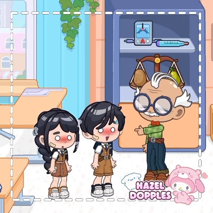 hazel & Axel terlambat👀 || Dopples world 💌 || #new #game #doppler # ...