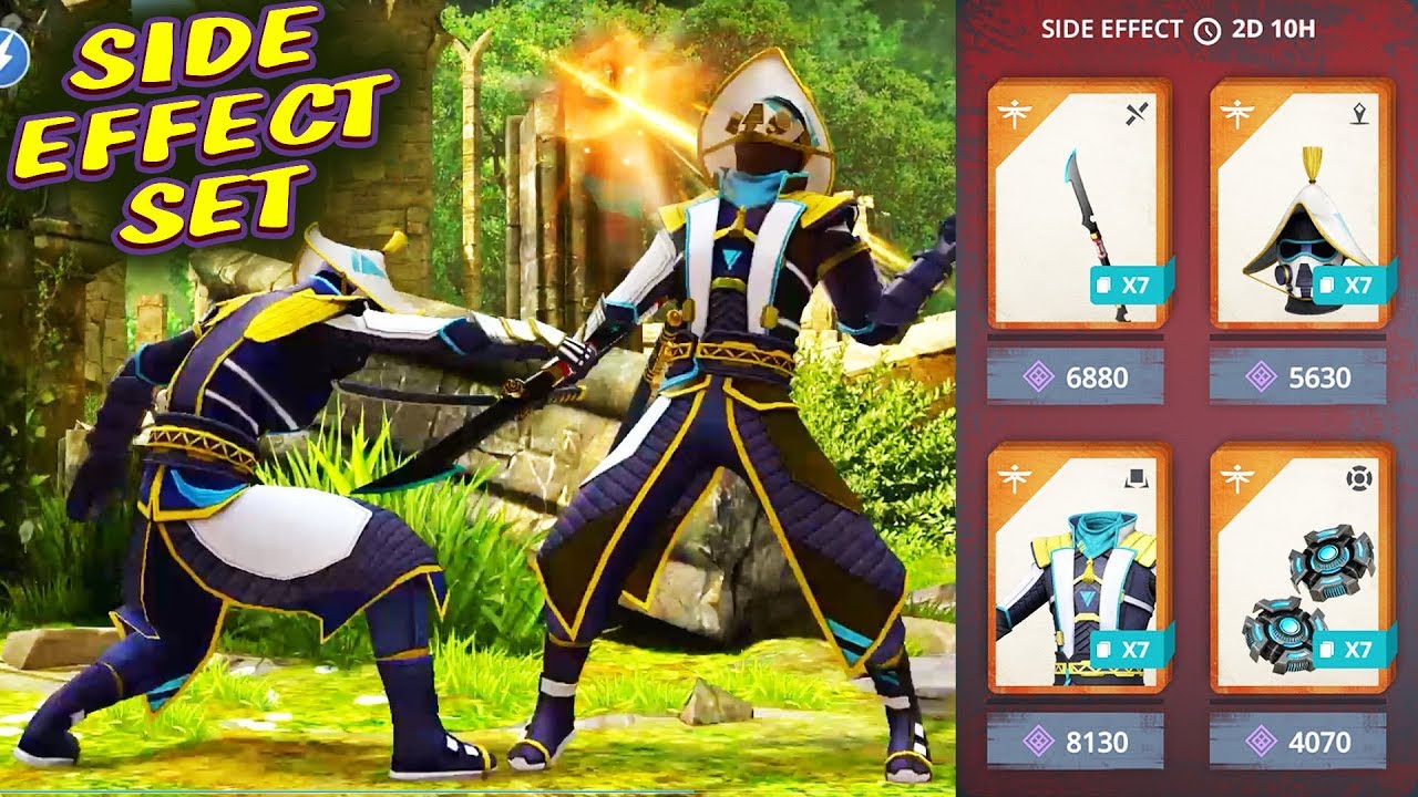 Shadow Fight 3. Side Effect Set in Action. Grinding Survival and Arena ...