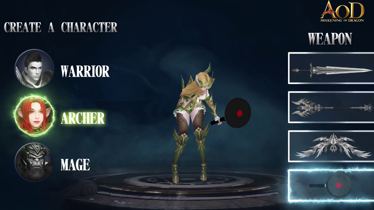 Awakening of Dragon - CREATE A CHARACTER - YouTube