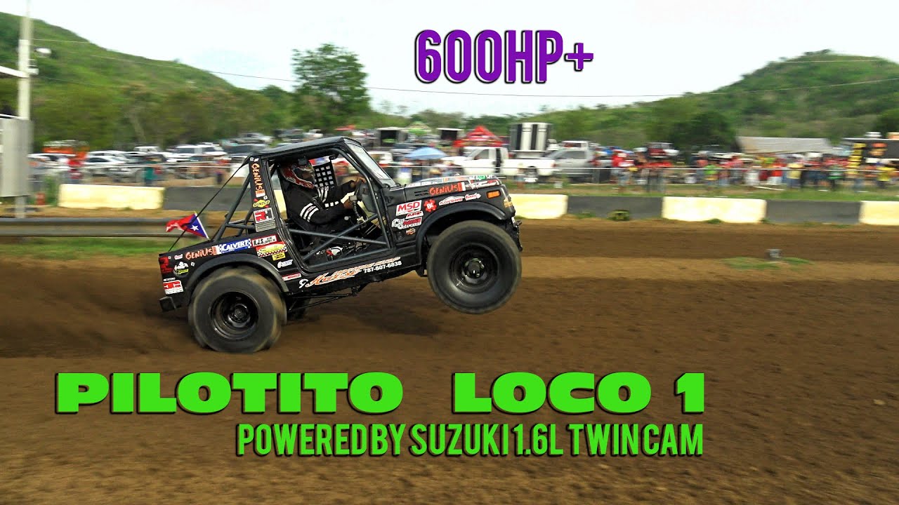 SUZUKI SAMURAI 1.6L TWIN CAM PILOTITO LOCO 1 600HP PLUS - YouTube