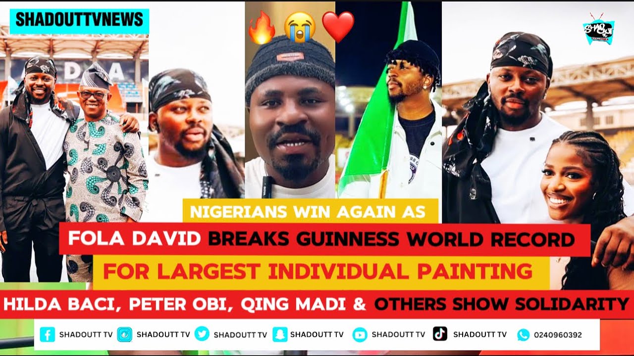 Nigerian wins as Fola David breaks Guinness world record with largest ...
