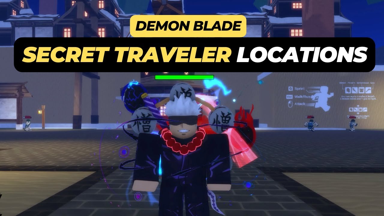Secret Traveler Spawn Locations - Roblox Demon Blade - YouTube