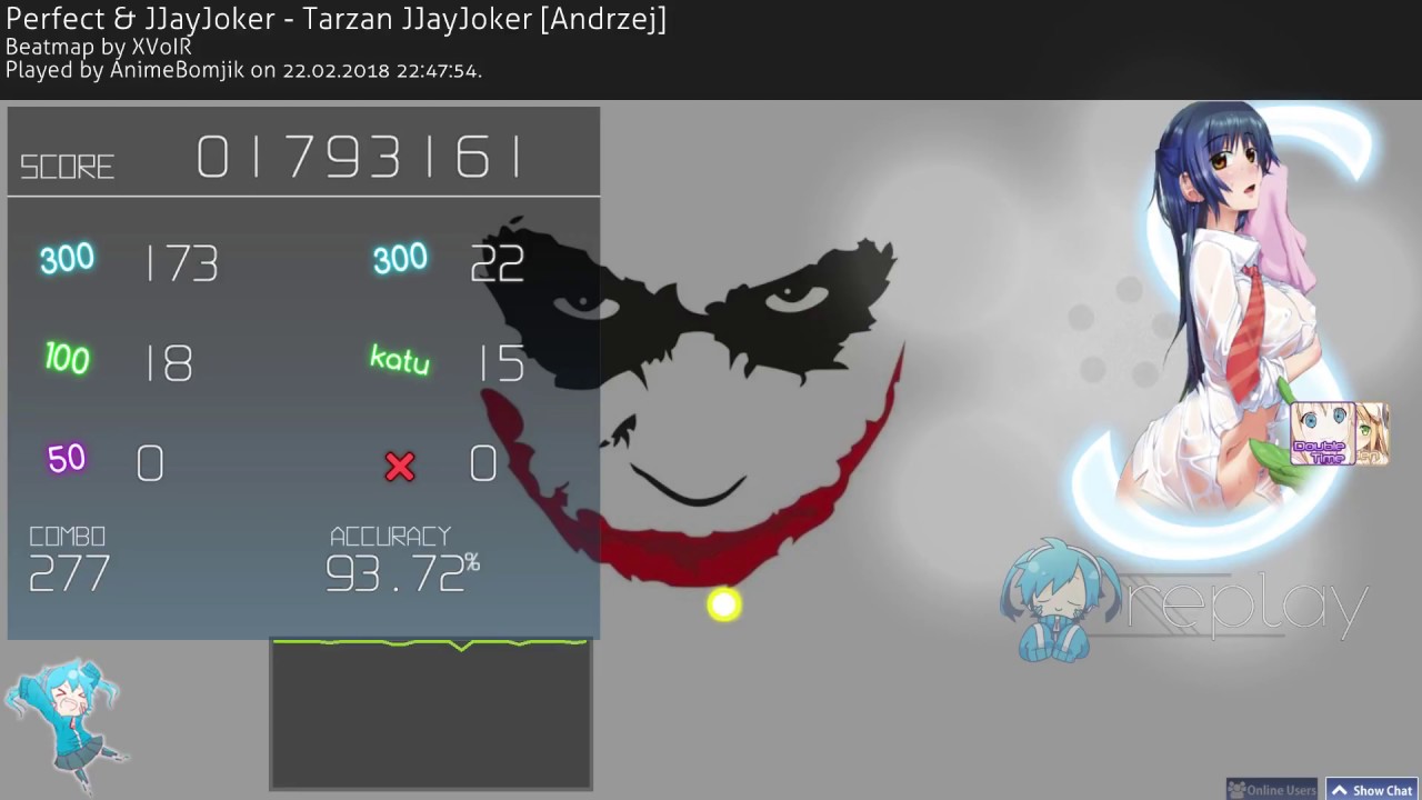 Osu! Perfect & JJayJoker - Tarzan JJayJoker| HD+DT - YouTube