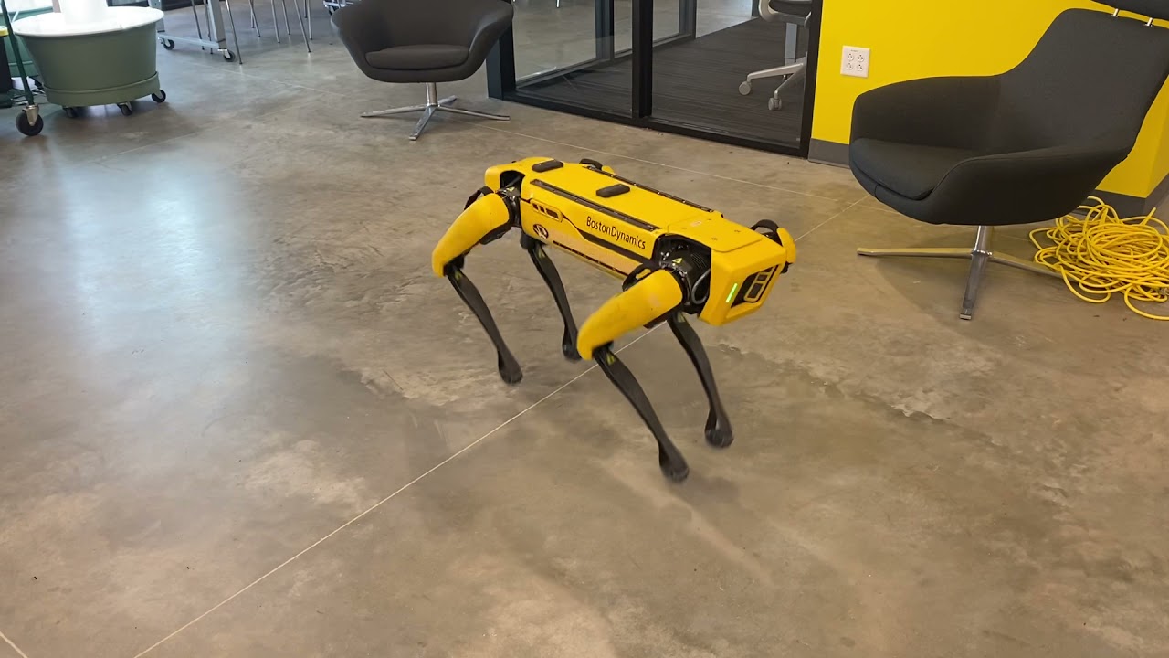 Boston Dynamics Spot walking gait #robot #bostondynamics #spot - YouTube