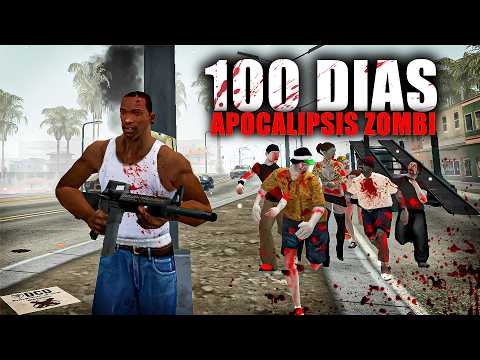 Sobreviví 100 DÍAS en un Apocalipsis Zombie... GTA SA