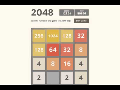 Fastest 2048 win : game beaten in 5:16 - YouTube