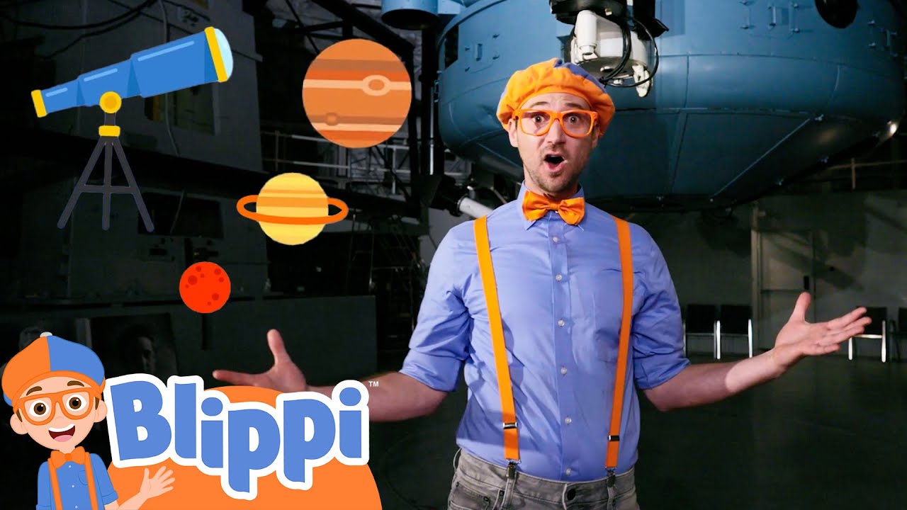 Blippi Learns About Planets At Mount Wilson Observatory! | Educational ...