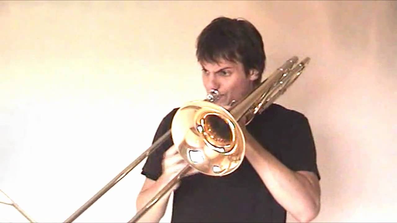 Telemann: Flute Fantasy n.10 (arr.for trombone) - YouTube