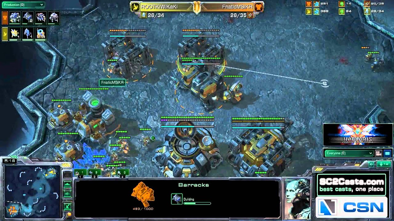 #145 - ROOTKiWiKaKi(P) vs KawaiiRice(T) - Xel'Naga Caverns. - YouTube