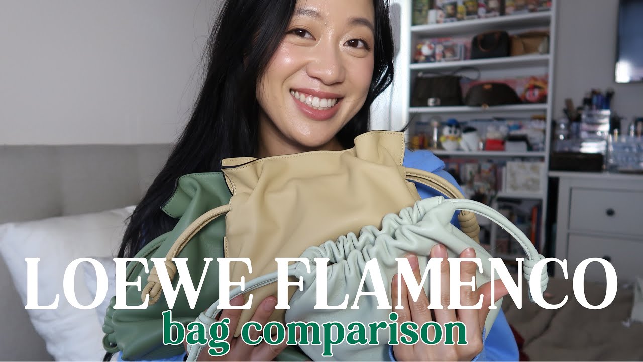 LOEWE FLAMENCO BAG COMPARISON | Mini Flamenco vs. Medium Flamenco vs ...