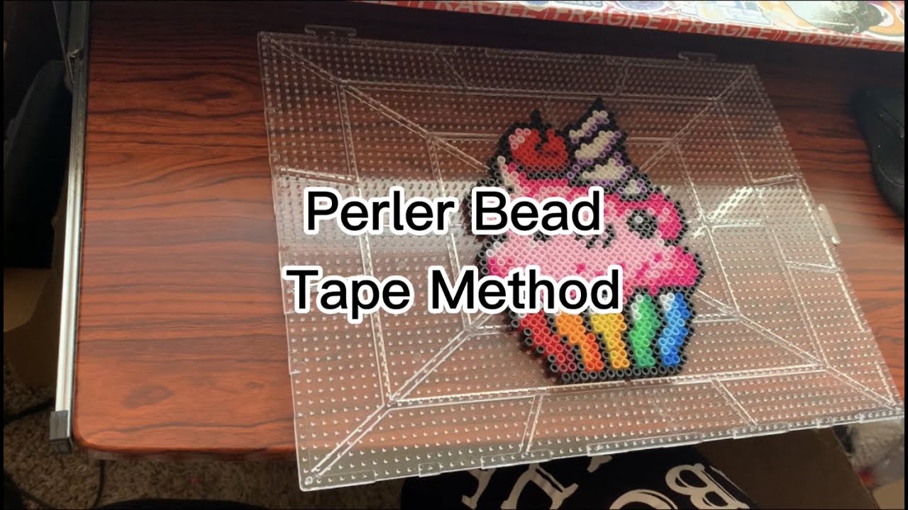 Perler Bead Tape Method | Kandi Basics Tutorial - YouTube