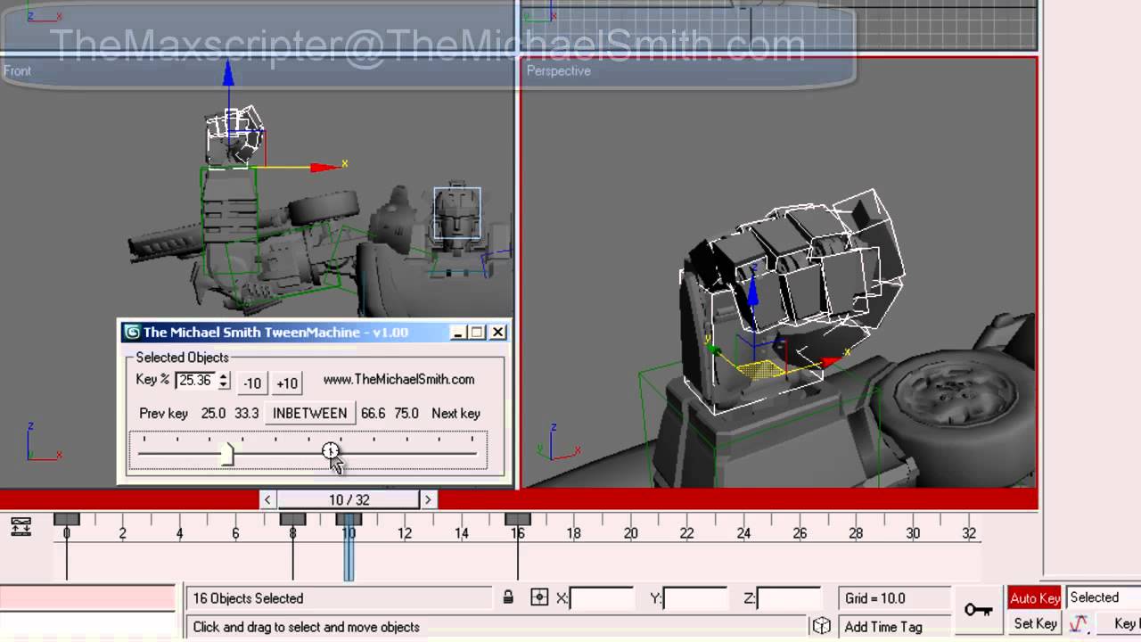 Using Tween Machine To Create A Breakdown Pose - YouTube