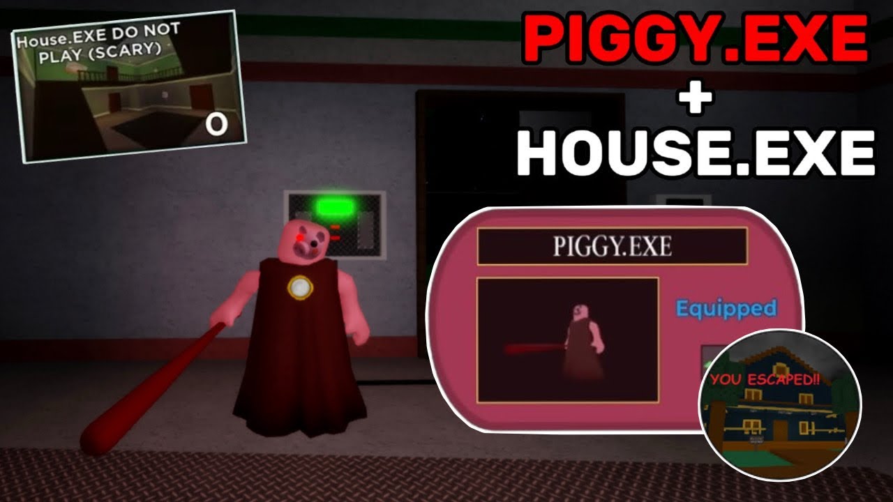 NEW PIGGY.EXE SKIN + HOUSE.EXE MAP SHOWCASE!!! (Roblox Piggy) - YouTube