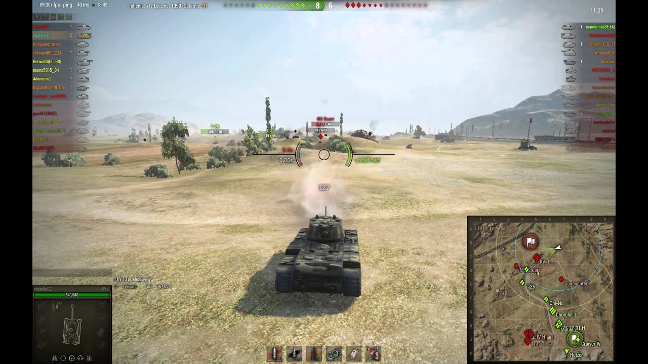 World of Tanks 2014 gameplay - KV-1 - 7kills - 2370 exp - Steppes - YouTube