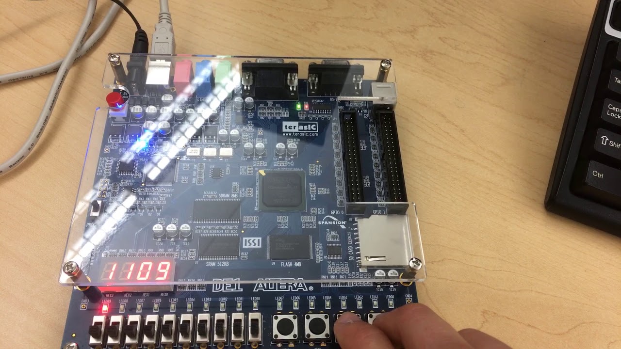 Digital Logic Table Tennis Scoreboard - YouTube