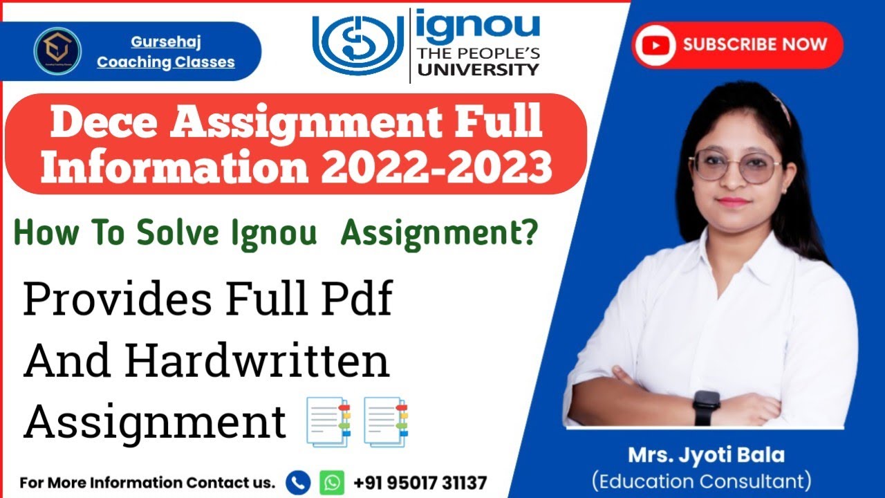 Dece Assignment Full Information 2022-2023 June ...