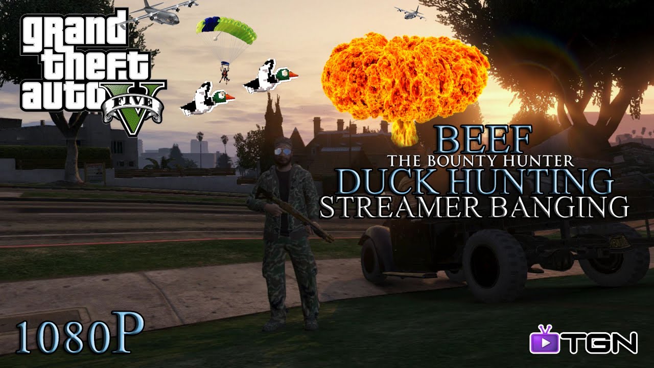 GTA 5 Online "GTA V Online Duck Hunting Bounty Hunting SB" Gameplay ...