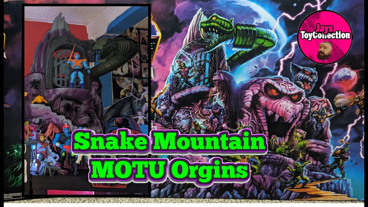 MOTU Origins Snake Mountain Overview | Full Masters of the Universe Collection Tour 2023 - YouTube