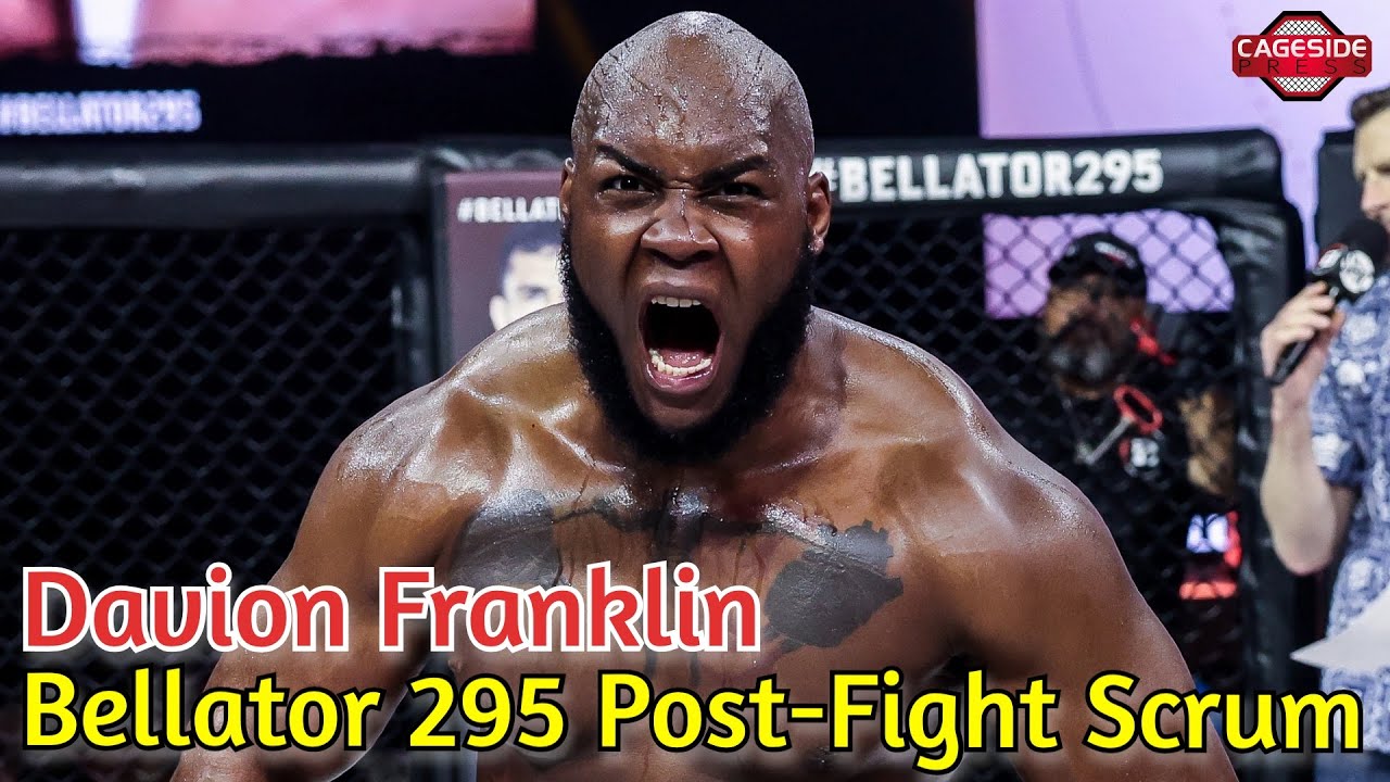 Davion Franklin Post-Fight Interview | Bellator 295 - YouTube