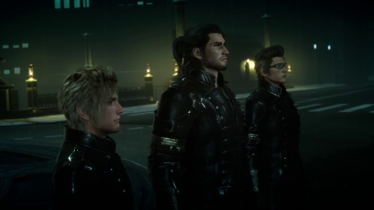 Final Fantasy 15, ending scene 1, ignis, prompto, gladio scene. - YouTube