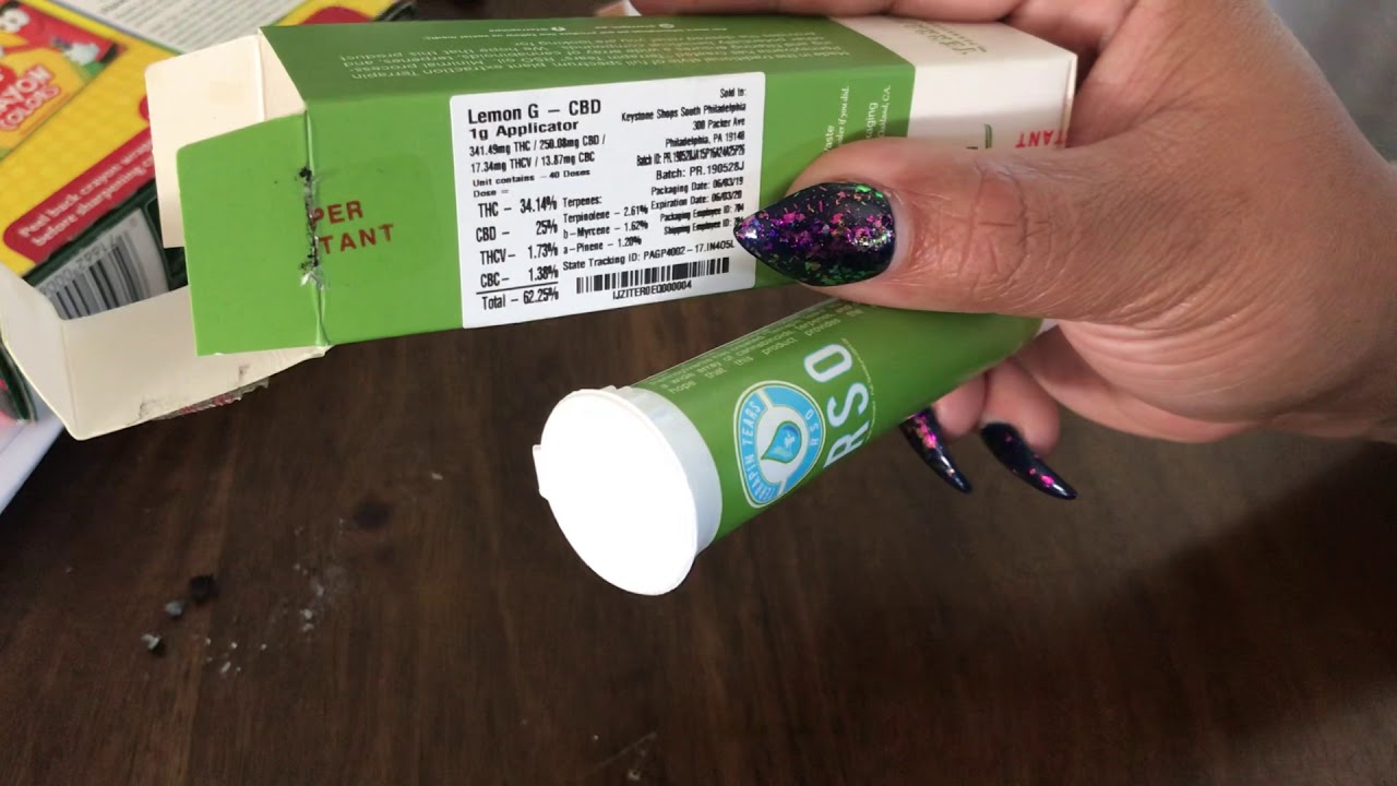 Lemon G RSO 1g Applicator by Terrapin - YouTube