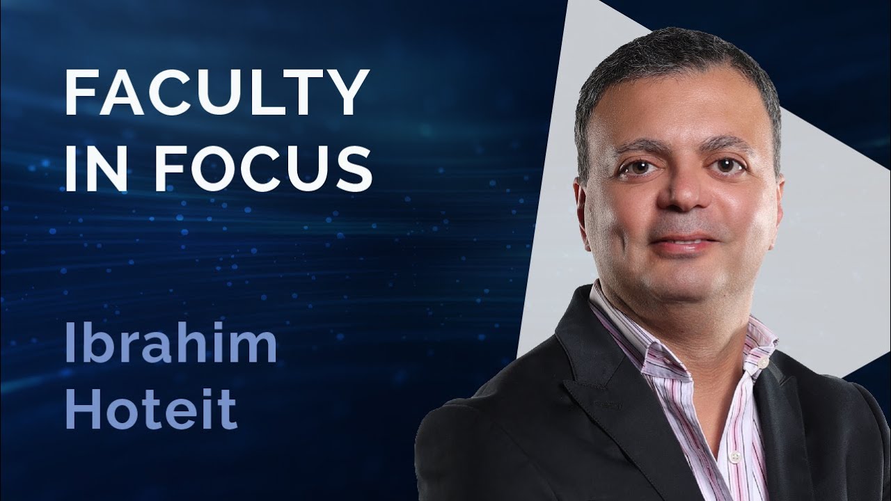 Faculty in Focus: Ibrahim Hoteit - YouTube