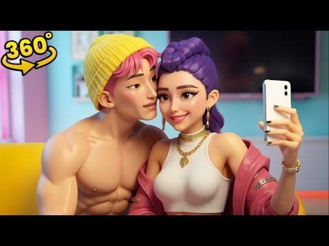 360° Rumi and Abby’s Magic Kiss | K-Pop Demon Hunters