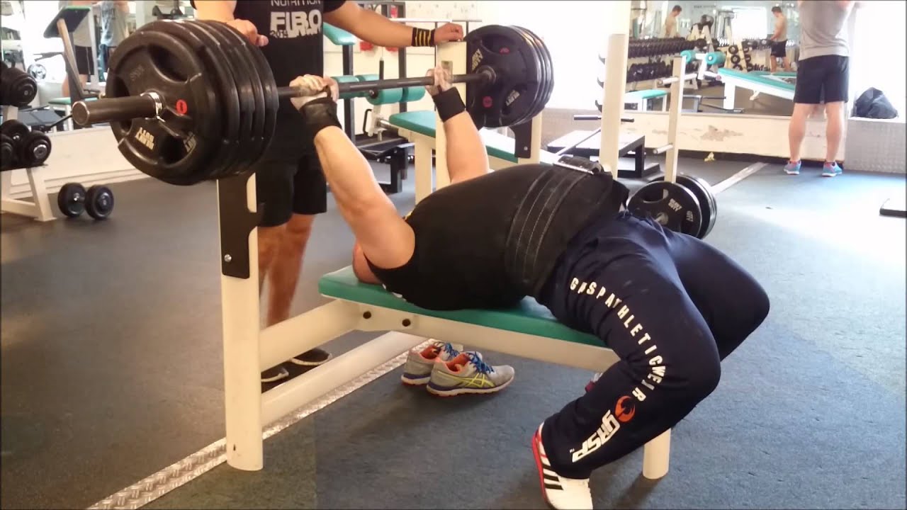Raw Bench Press 160 kg 5X5 Yasar Kücük 2015 - YouTube