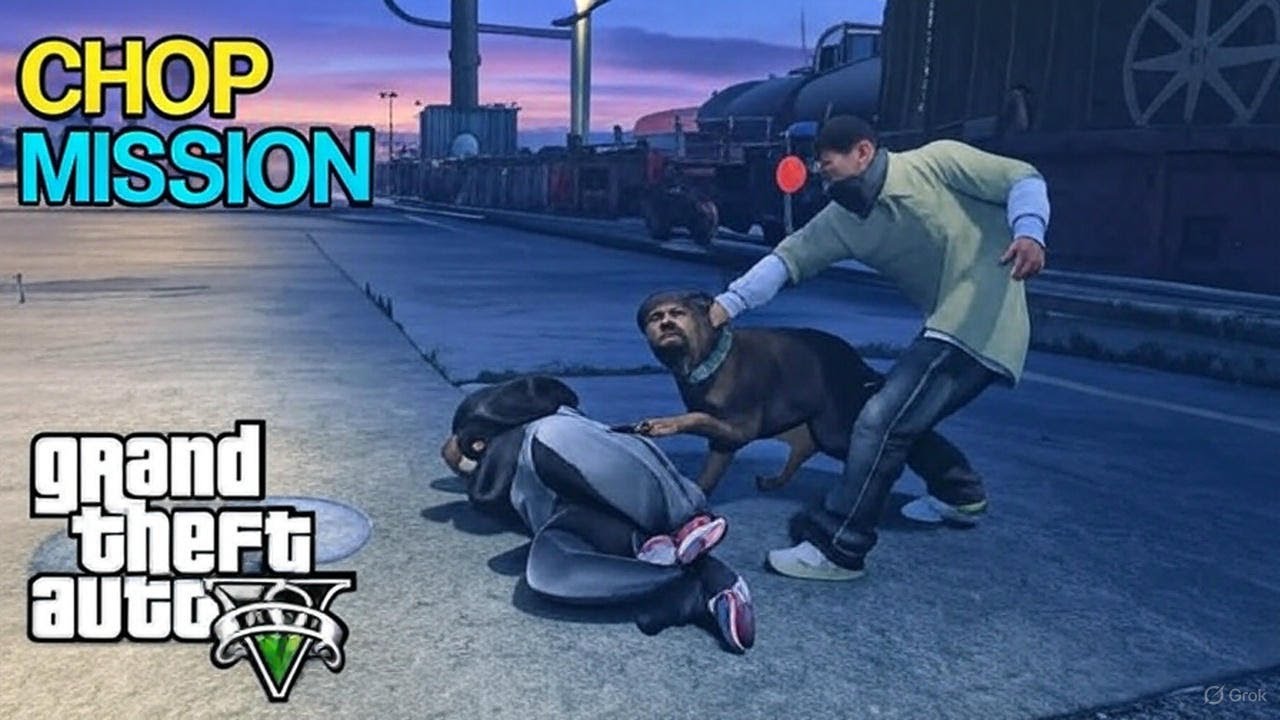 GTA 5 – Chop Mission | Franklin & Lamar Chase with Chop the Dog! 🐶🔥 ...