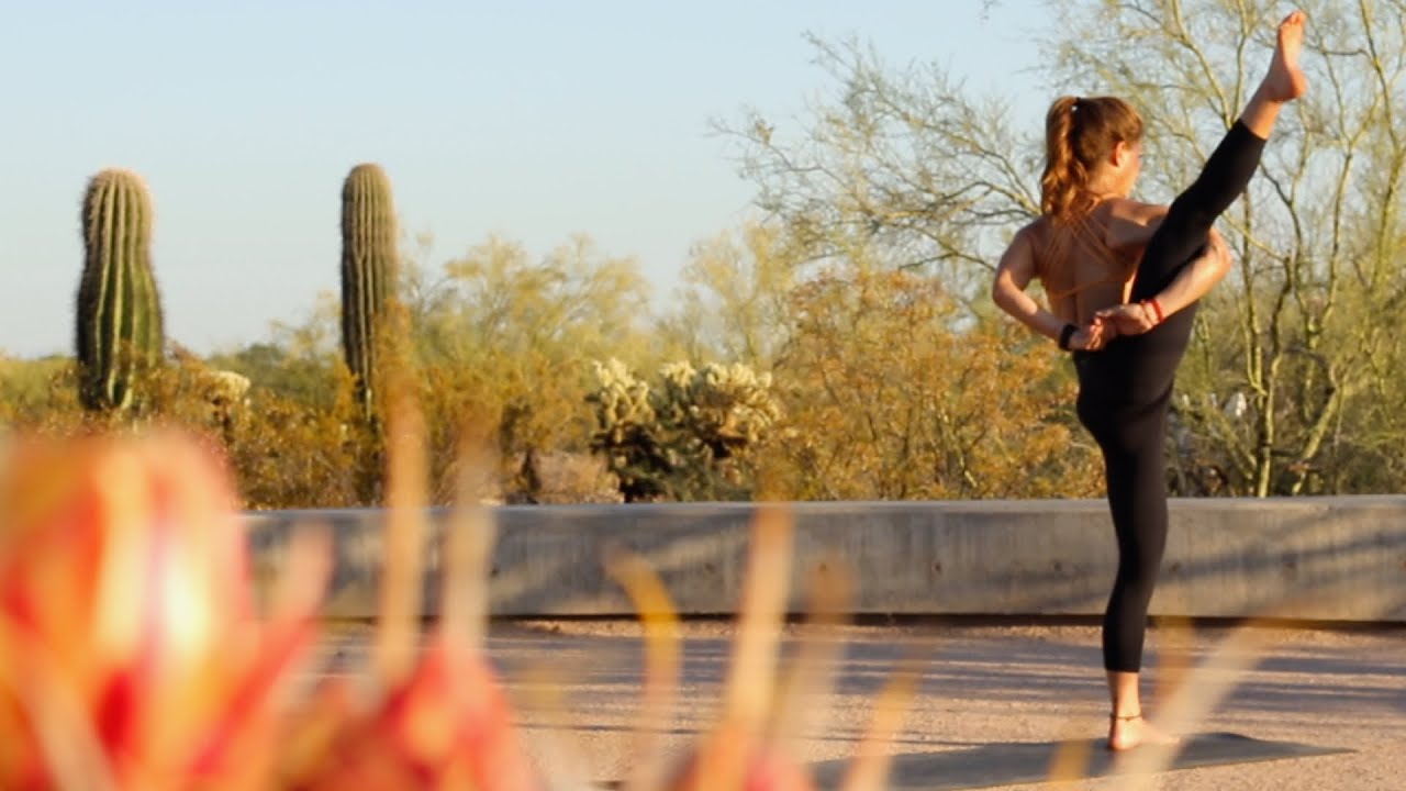 Yoga In The Desert | Sunset Cinematic Sequence | McDowell Sonoran ...