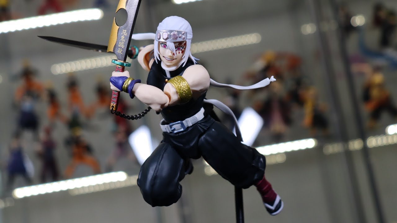 BUZZmod Tengen Uzui Kimetsu No Yaiba Figure Review (Demon Slayer) - YouTube