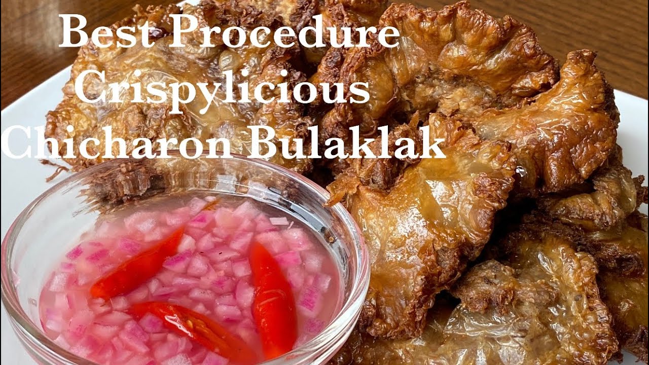 Best procedure | crispylicious chicharon Bulaklak - YouTube