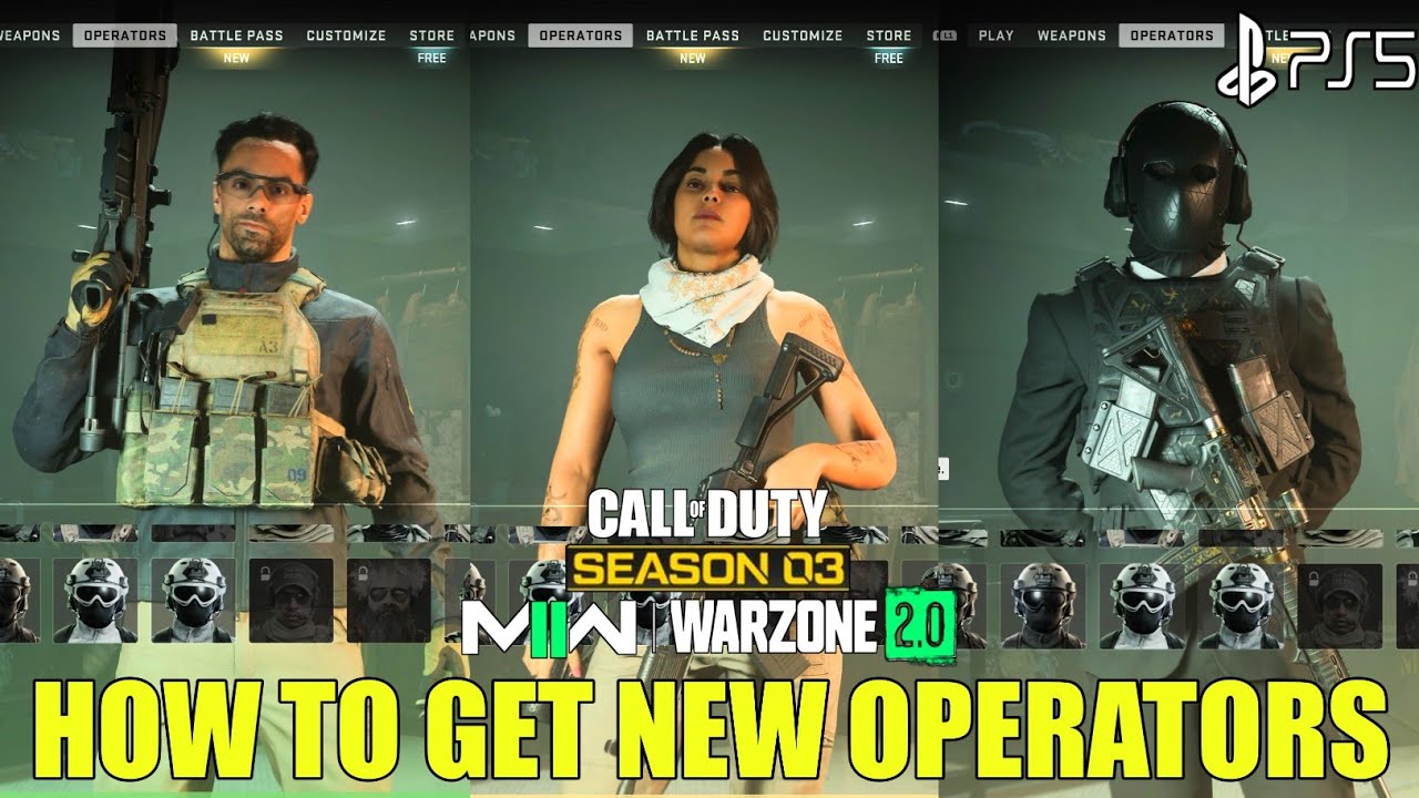 How to Unlock All New Operators MW2 Season 3 Operators | Season 3 MW2 ...