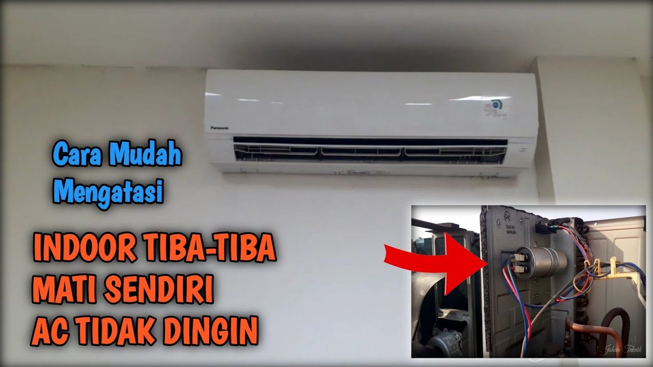 Cara mengatasi Indoor AC tiba-tiba mati sendiri#AC Tidak Dingin - YouTube