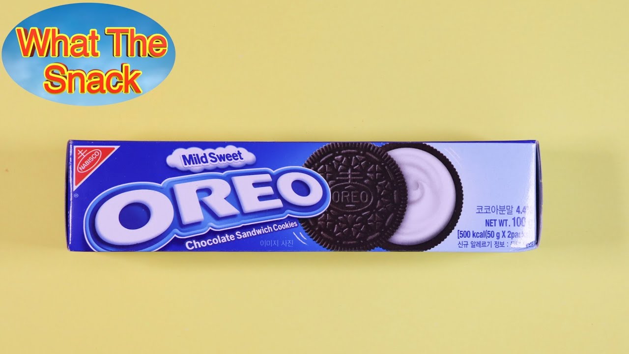 Oreo Mild Sweet (Korea) - YouTube