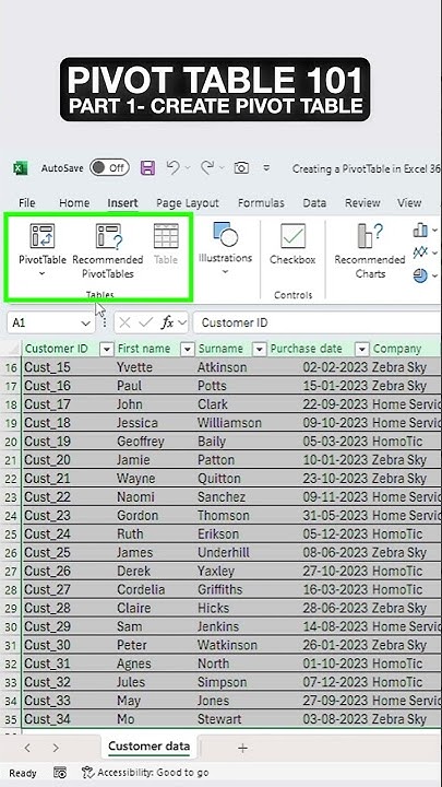 EP:01 Create a Pivot Table in Excel #shorts #ytshortsindia #shortvideo #excel #exceltips # ...