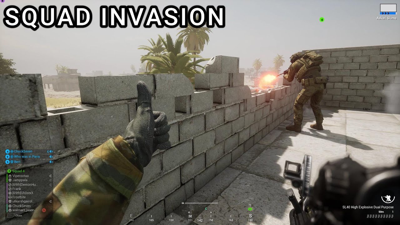 Full SQUAD push for last Objective in Fallujah Invasion | SQUAD | # ...