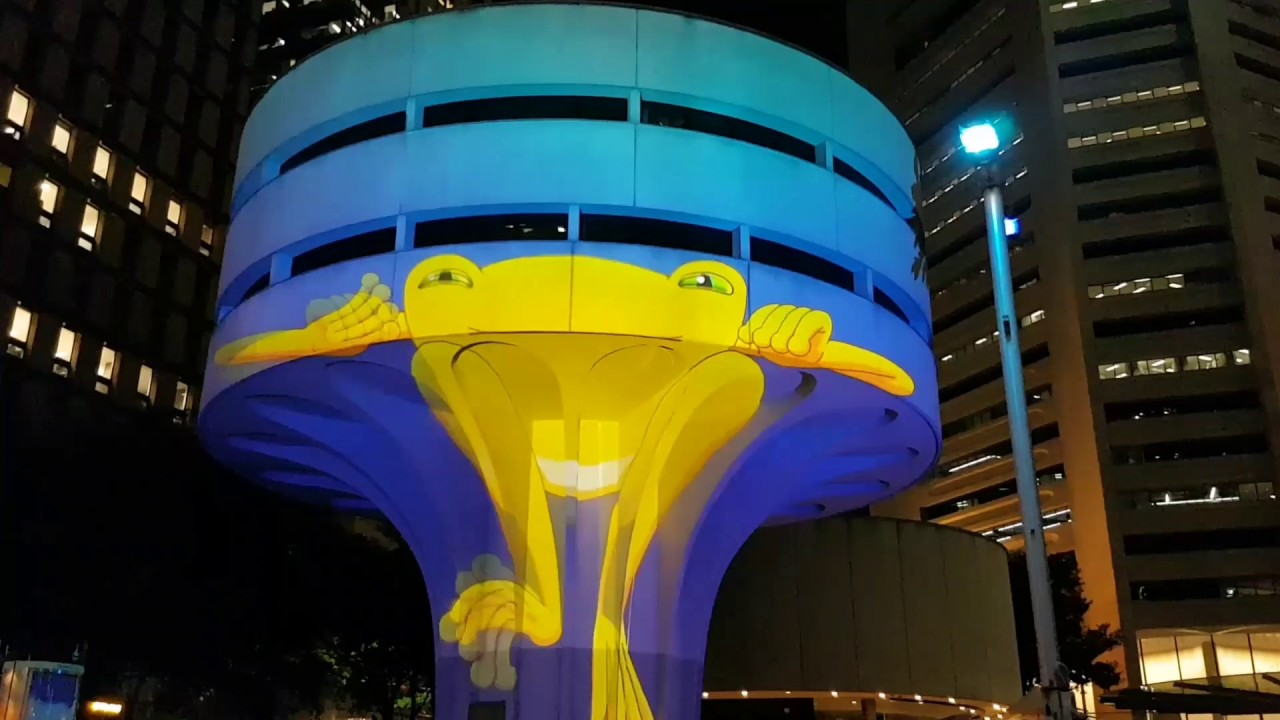 Vivid Sydney Martin Place 2017 full cycle - YouTube