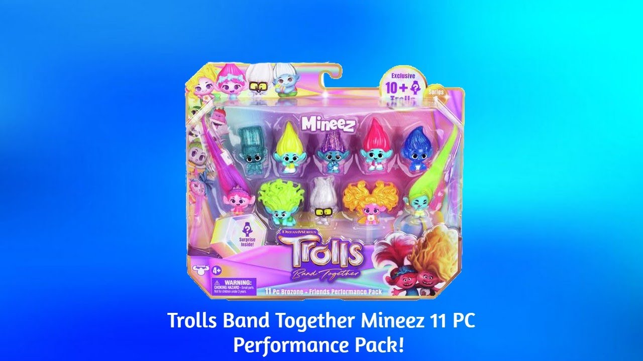 Trolls Band Together Mineez Performance Pack Unboxing! - YouTube