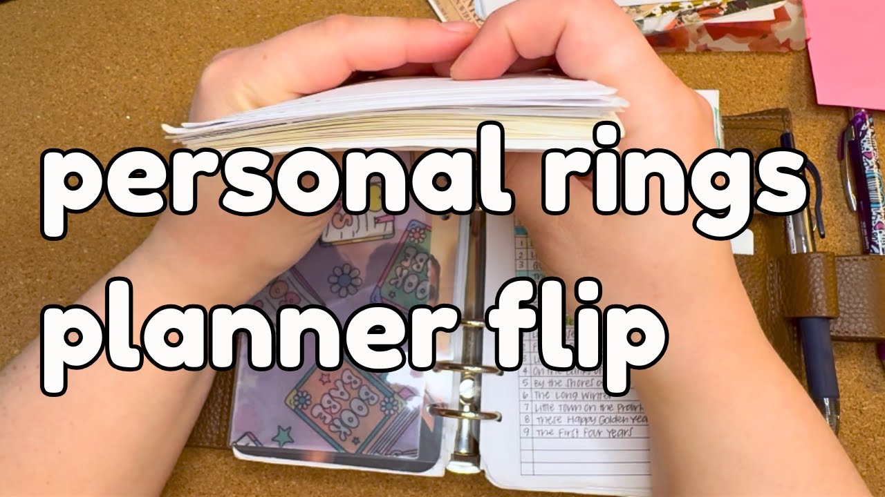 last personal rings planner flip and cleanout of 2024! - YouTube