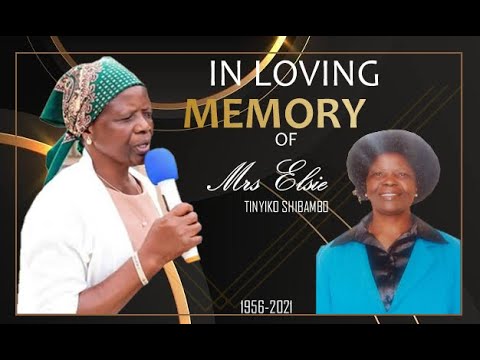 FUNERAL OF MRS ELSIE TINYIKO SHIBAMBO - YouTube