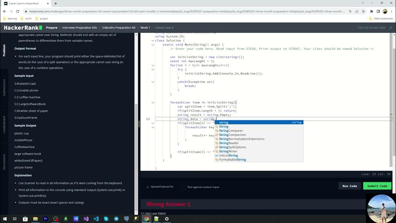Camel Case 4 | C# basic - YouTube