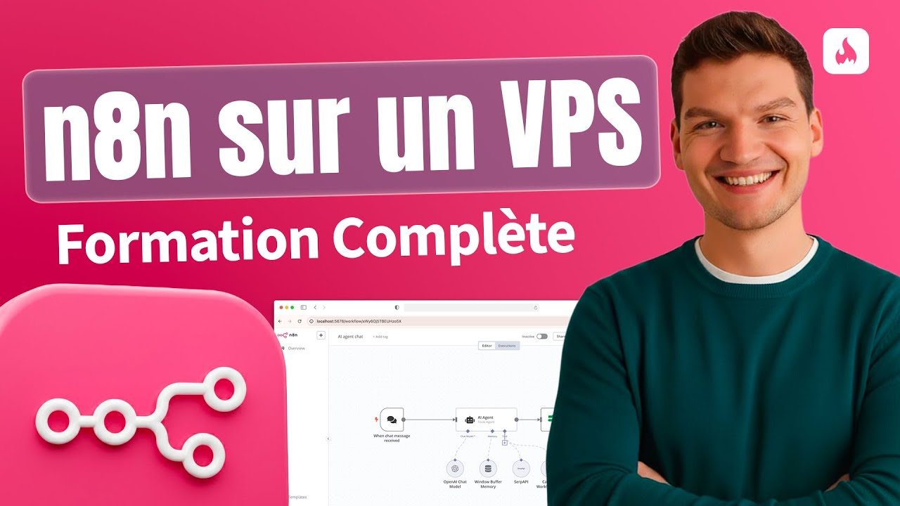 Comment créer un agent IA avec n8n en 2025 - La formation complète - YouTube