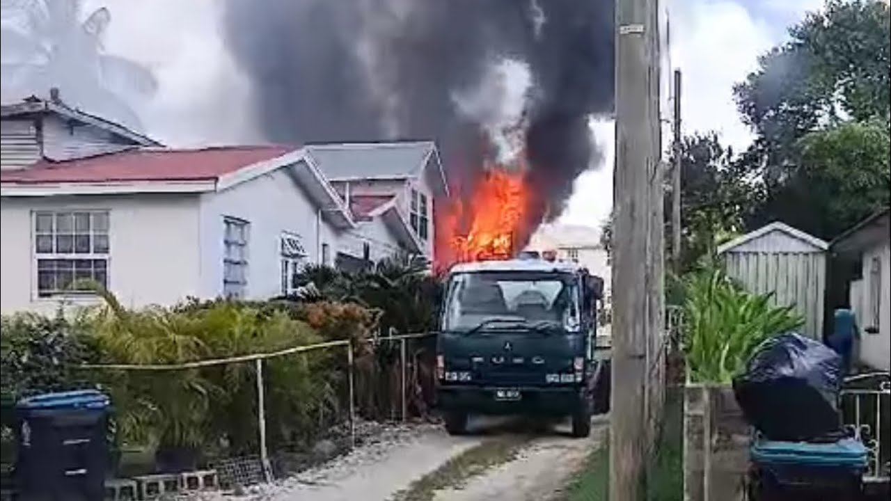Fire in Checker Hall, St Lucy - Barbados - YouTube