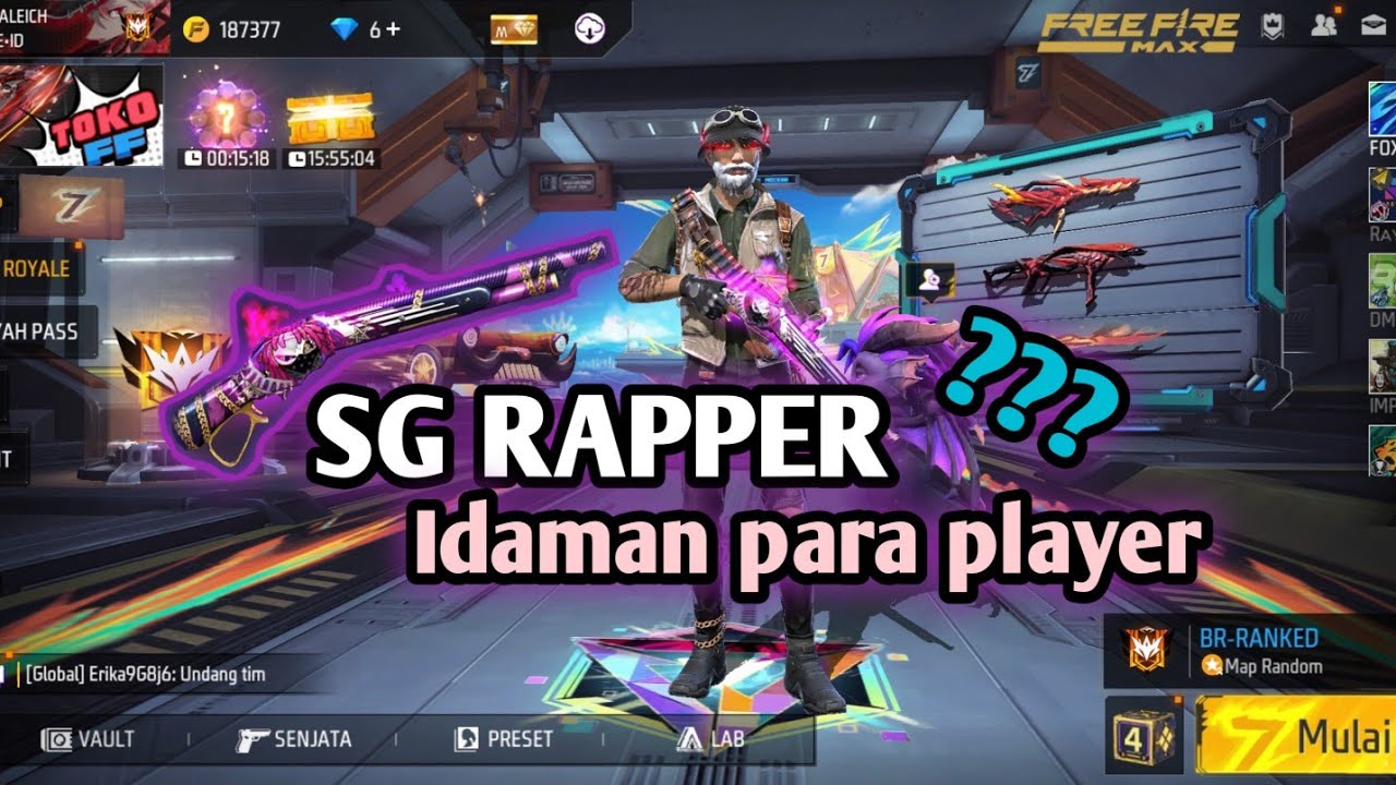 SG RAPPER IDAMAN SEMUA PLAYER -FREEFIRE #freefire #ff #fffunnyvideo # ...